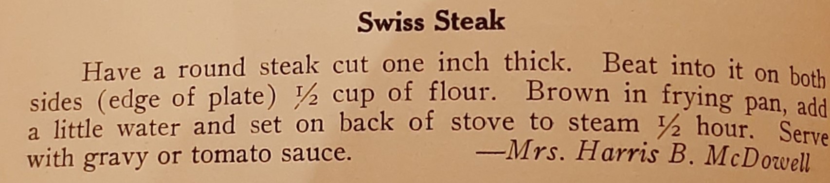 Cooking with the Historical Society